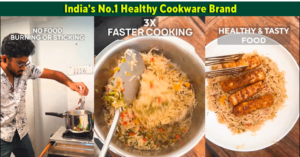 Toxin-Free, 3X Faster: No more Food Burning or Sticking – The Indus Valley