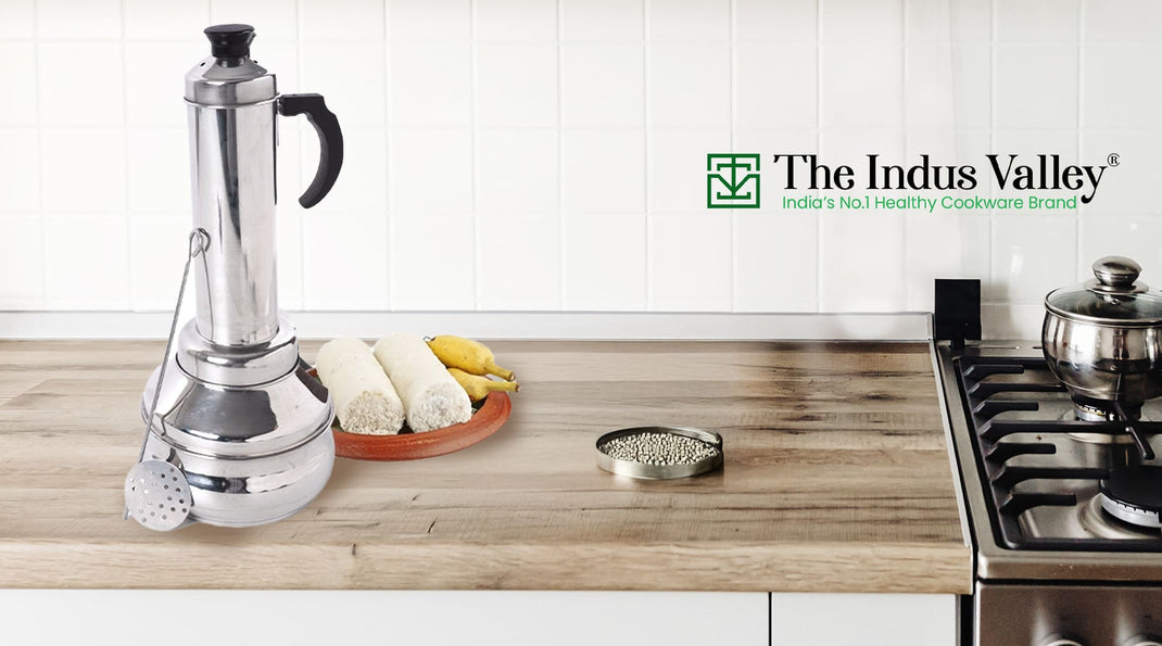 Stainless Steel Puttu Maker – The Indus Valley