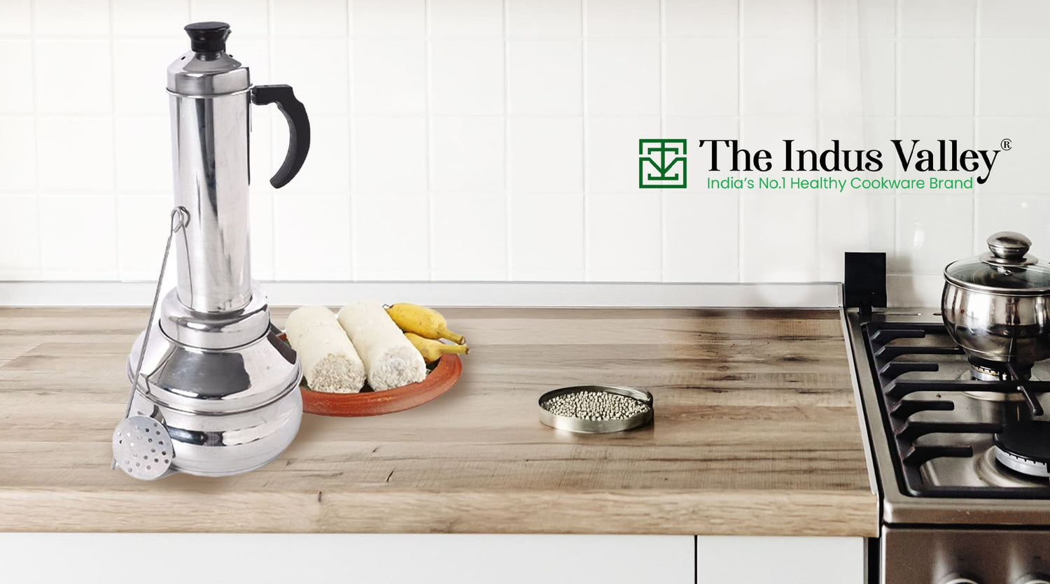 Stainless Steel Puttu Maker – The Indus Valley