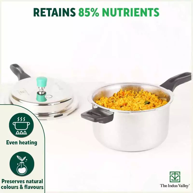 Buy Best Quality Triply Stainless Steel Pressure Cooker Combo Online ...