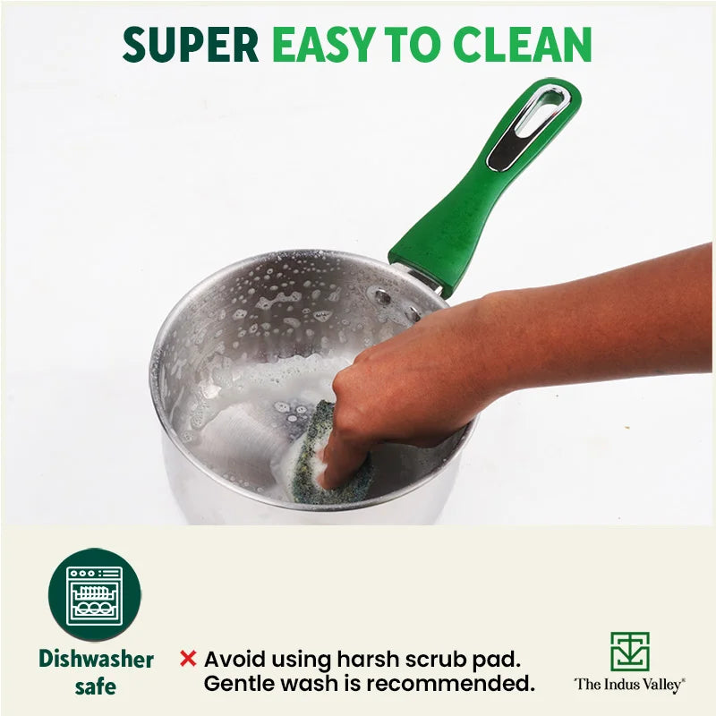 Buy Stainless Saucepan/Milk/Tea Pan with Lid Online at Best Prices in ...