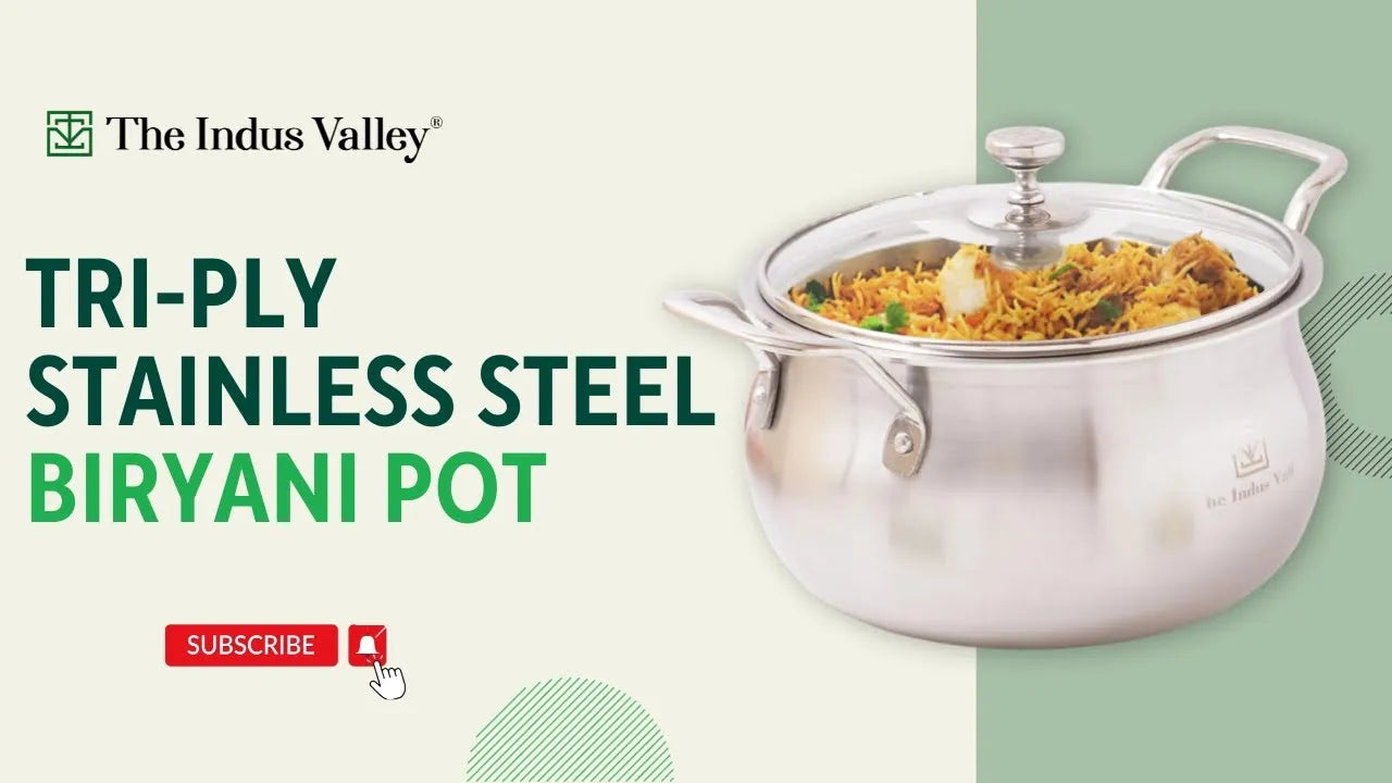 Buy Best Triply Stainless Steel Casserole/Biryani Pot/Stockpot Online ...