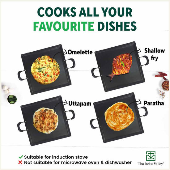 Buy Best Iron Square Dosa Tawa online at Best Price in India – The ...